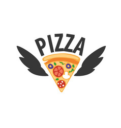 Pizza logo Royalty Free Vector Image - VectorStock