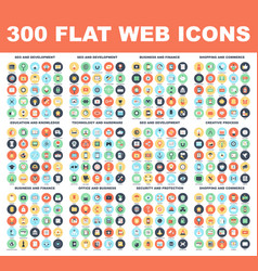 Flat web icons Royalty Free Vector Image - VectorStock