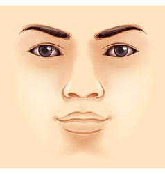 Human face Royalty Free Vector Image - VectorStock