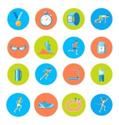 Physical activity icons Royalty Free Vector Image