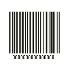 Bar code with serial number icon Royalty Free Vector Image