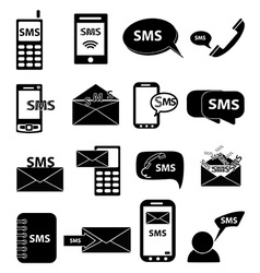 Media icons set Royalty Free Vector Image - VectorStock