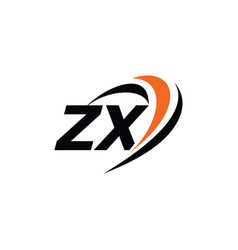 Zx monogram logo Royalty Free Vector Image - VectorStock