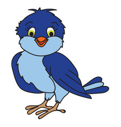 Sad blue face Royalty Free Vector Image - VectorStock