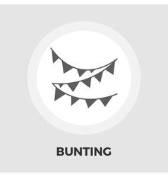 Bunting icon Royalty Free Vector Image - VectorStock