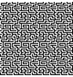 Maze labyrinth greek puzzle pattern Royalty Free Vector
