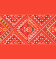 Filipino traditional yakan pattern Royalty Free Vector Image