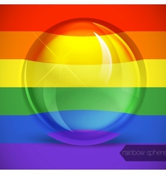 Rainbow sphere Royalty Free Vector Image - VectorStock