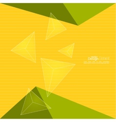 Retro geometric background with birds Royalty Free Vector