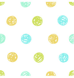 Boho polka dot seamless pattern Royalty Free Vector Image