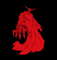 Ripped cheeky devil Royalty Free Vector Image - VectorStock