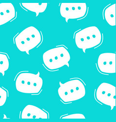 Speech bubbles seamless Royalty Free Vector Image