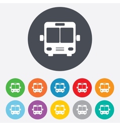 Icon set transport Royalty Free Vector Image - VectorStock