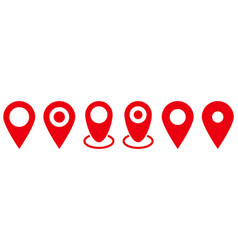 Set google maps icons Royalty Free Vector Image
