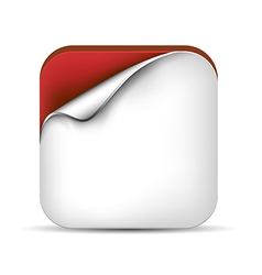 Paper app icon Royalty Free Vector Image - VectorStock