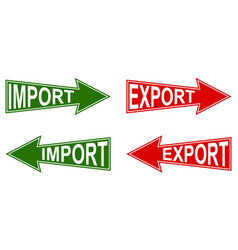 Arrow change trade business logo Royalty Free Vector Image