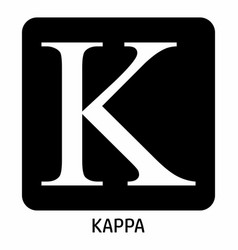 Hebrew letter kaf Royalty Free Vector Image - VectorStock