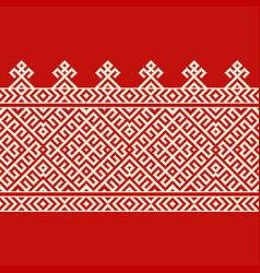 Russian old embroidery and pattern Royalty Free Vector Image