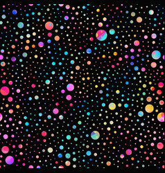 Colored space star seamless texture Royalty Free Vector