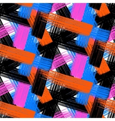 Seamless bold plaid pattern Royalty Free Vector Image