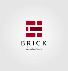 Bricklayer logo Royalty Free Vector Image - VectorStock