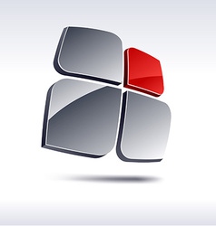 3d n letter icon Royalty Free Vector Image - VectorStock