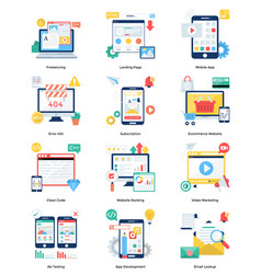 12-concept-icons Royalty Free Vector Image - VectorStock
