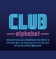 Groovy font Royalty Free Vector Image - VectorStock