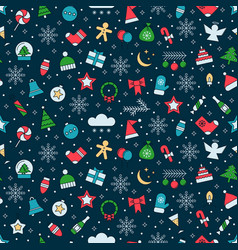 Seamless pattern christmas Royalty Free Vector Image