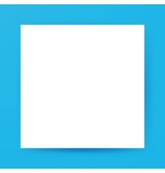 White Square Empty Mockup Royalty Free Vector Image