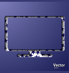 Black screen Royalty Free Vector Image - VectorStock