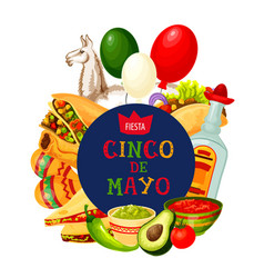 Cinco de mayo mexican holiday posters Royalty Free Vector