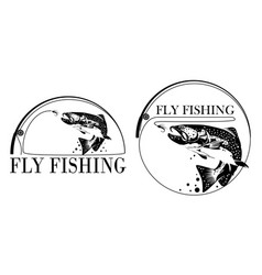 Fishing symbol Royalty Free Vector Image - VectorStock