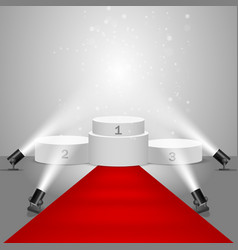 Concert stage realistic Royalty Free Vector Image