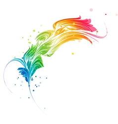 Abstract multicolored element Royalty Free Vector Image