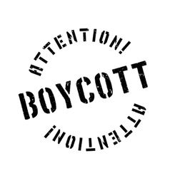 Boycott rubber stamp Royalty Free Vector Image