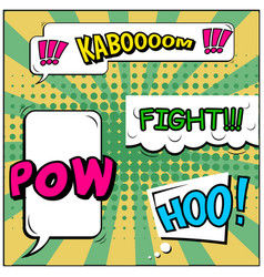 No word comic book pop art Royalty Free Vector Image