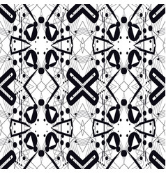 White geometric seamless pattern Royalty Free Vector Image