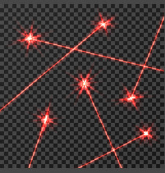Abstract red square shape technology laser Vector Image