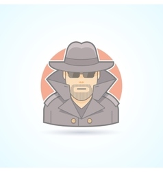 Spy hacked safe with secret military documents Vector Image