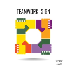 Teamwork Royalty Free Vector Image - VectorStock