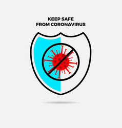 Masker filter from virus Royalty Free Vector Image