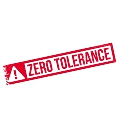 Zero Tolerance rubber stamp Royalty Free Vector Image