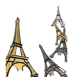 French montage Royalty Free Vector Image - VectorStock