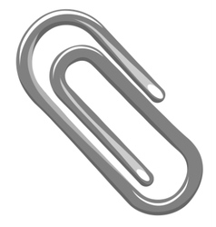 Realistic staple Royalty Free Vector Image - VectorStock