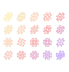 Instagram highlight icons set Royalty Free Vector Image