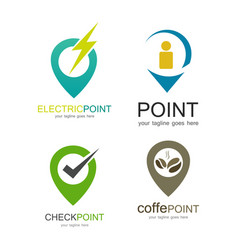 Point logo Royalty Free Vector Image - VectorStock