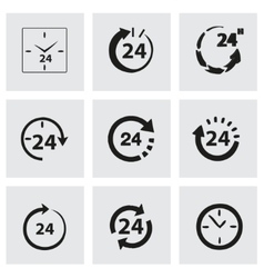 24 hours order execution and delivery service icon
