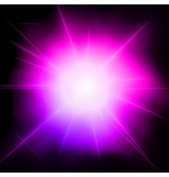 Light flare pink effect Royalty Free Vector Image