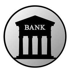 Bank button Royalty Free Vector Image - VectorStock
